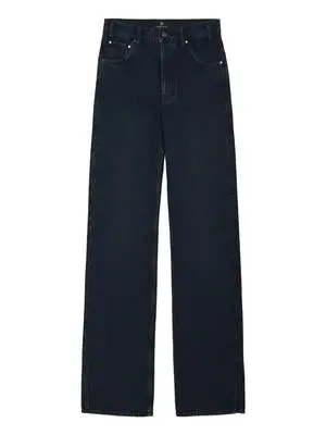ANINE BING Roy Organic Cotton Straight-leg Jeans