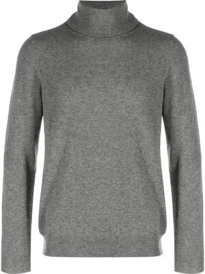 ZANONE Mélange-effect Roll-neck Jumper - Grey