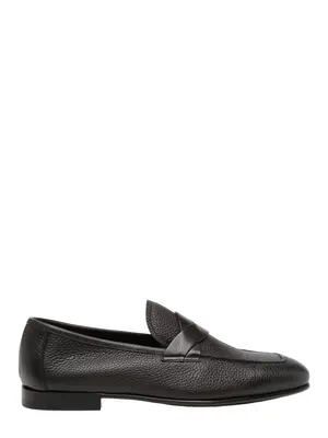 TOM FORD Sean Twist-detail Leather Loafers - Brown