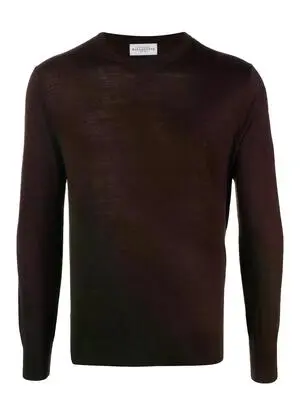BALLANTYNE Crew-neck Wool Jumper - Brown