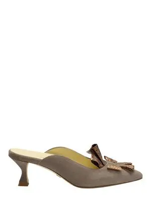 Sarah Flint Perfect Abigail Kitten 50 Mules - Mocha Suede