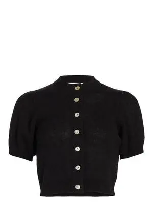 DÔEN Anisa Crop Cardigan - Black