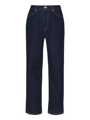 Ulla Johnson Agnes Cropped Jean - Tigris Rigid Wash