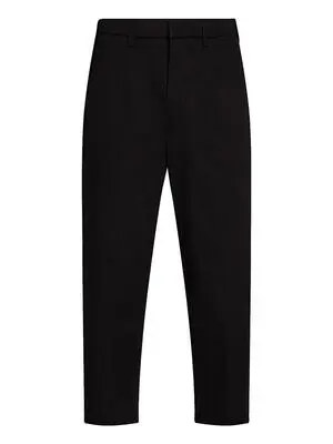 Dunhill Cotton-blend Sateen Chinos - Black