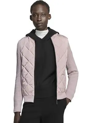 Canada Goose Hybridge Quilted Knit Hooded Jacket - Lucent Rose