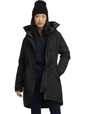 Canada Goose Rossclair Mid-length Parka - Black