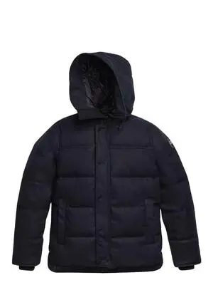 Canada Goose Macmillan Dynaluxe Wool Parka - Atlantic Navy Melange