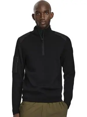 Canada Goose Stormont Quarter Zip Sweater - Black