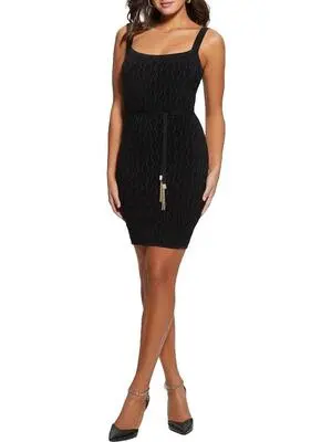 Guess GUESS Genna Knit Mini Dress Jet Black