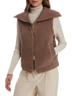 Varley Fleece Vest - Ash Taupe