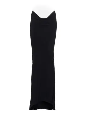LAQUAN SMITH Low-rise Midi Skirt - Black