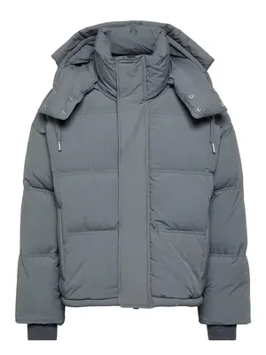 Ami Puffer Down Jacket - Grey