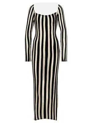 LAQUAN SMITH Striped Gown - Multicoloured
