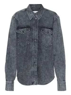 MARANT ETOILE Danis Denim Shirt - Grey