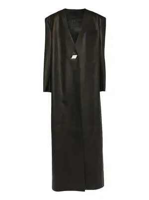 ATTICO The Attico Leather Maxi Coat