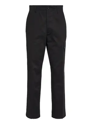 C.P. COMPANY Cotton Cargo Trousers - Black