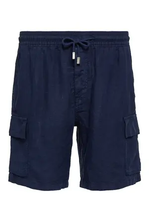 Vilebrequin Baie Linen Bermuda Shorts - Blue