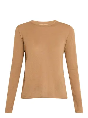 Majestic Filatures Majestic Filatures Cashmere Pullover Camel