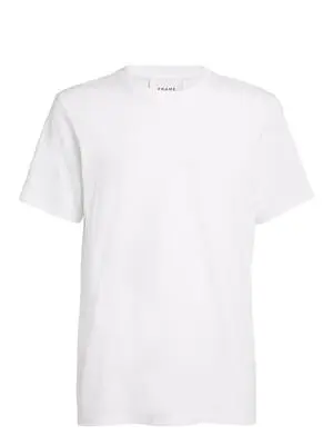 FRAME Cotton T-shirt - White