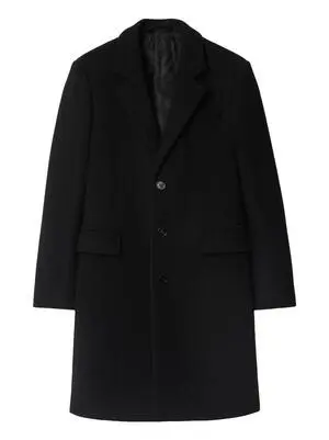 Burberry Tailored Wool Coat - Black
