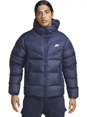 Nike Windrunner Primaloft® Storm-fit Hooded Puffer Jacket Blue