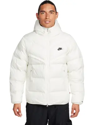 Nike Windrunner Primaloft® Storm-fit Hooded Puffer Jacket White