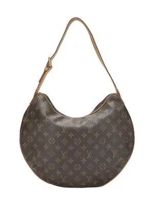 LOUIS VUITTON Monogram Canvas Croissant - Brown