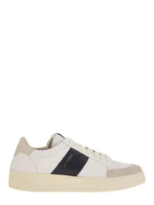 SAINT SNEAKERS Sail - Leather And Suede Trainers Multicolor
