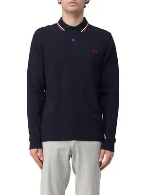 Fred Perry Polo Shirt Men Blue