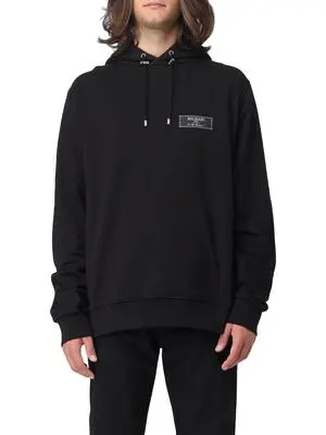 Balmain Cotton Hoodie - Black