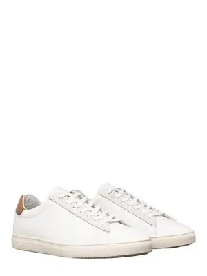 Clae Bradley California Sneaker - White/ Camelleather