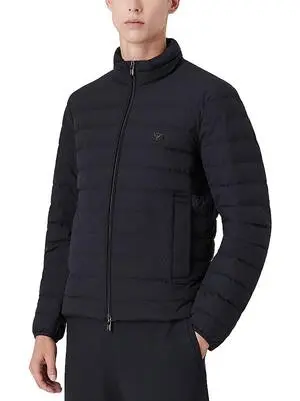 Emporio Armani Essential Quilted Down Jacket - Navy Blue