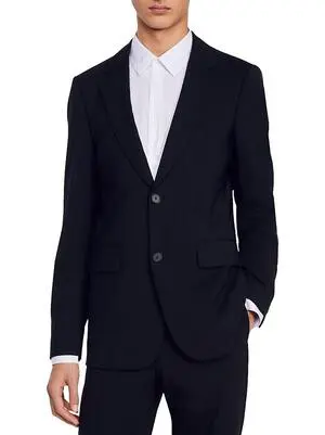 Sandro Formal Suit Jacket - Black