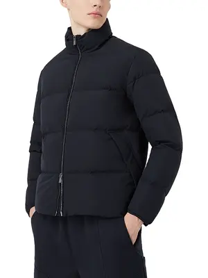 Emporio Armani Essential Quilted Puffer Coat Solid Medium