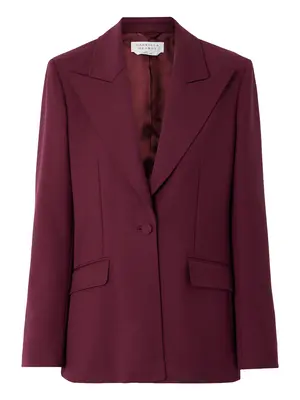 Gabriela Hearst Gabriela Hearst Leiva Wool Blazer Burgundy