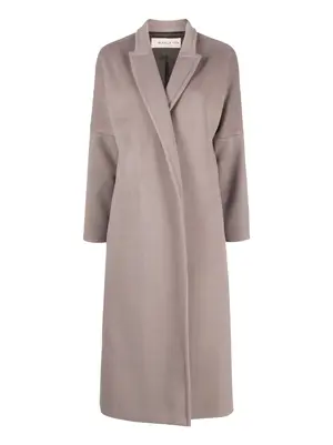 BLANCA VITA Calomeria Felted Maxi Coat - Grey