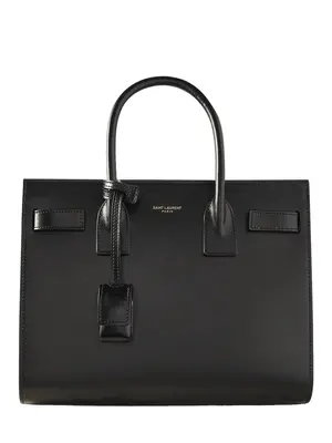 Saint Laurent Sac De Jour Baby Leather Tote - Black