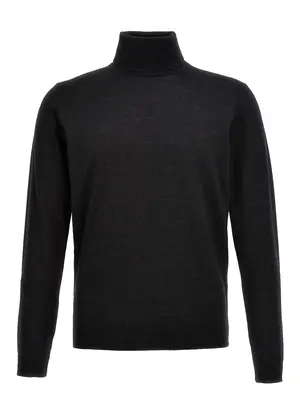 ROBERTO COLLINA Roberto Collina Merino Turtleneck Sweater Gray