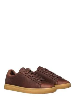 Clae Bradley Leather Sneaker - Cocoa Leather Light Gum