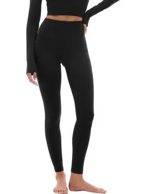 Athleta Salutation Stash High Rise Legging - Black