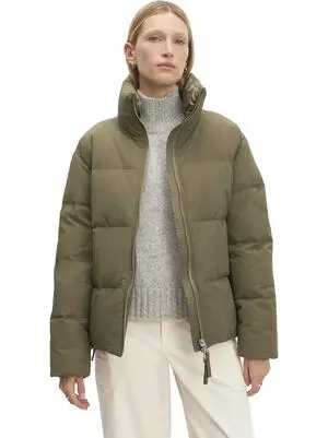 Everlane Puffer Bomber Olive