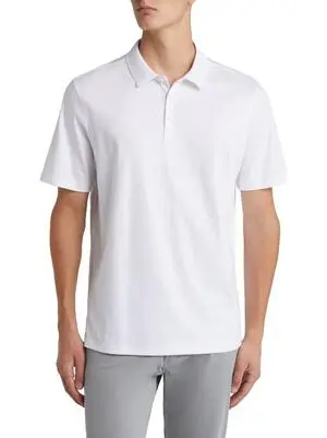 34 Heritage Pima Cotton Polo - White