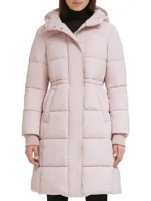 KENNETH COLE Memory Puffer Jacket - Rose Dust