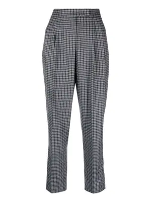 EMPORIO ARMANI Emporio Armani Checked Tapered Trousers