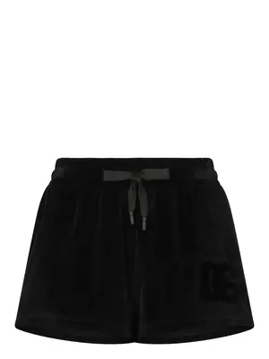 Dolce & Gabbana Drawstring Waist Shorts - Black