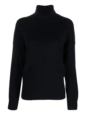 Chinti & Parker High-neck Knit Sweater - Blue