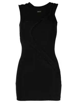HELIOT EMIL HELIOT EMIL Cut-Out Ribbed-Knit Dress