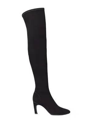 Tory Burch Suede Above-knee Boots - Black