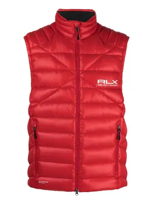 Rlx Ralph Lauren Macoy Padded Gilet - Red