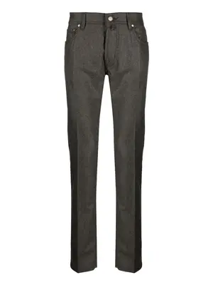 Jacob Cohen Jacob Cohën Bard Slim-Cut Trousers Brown